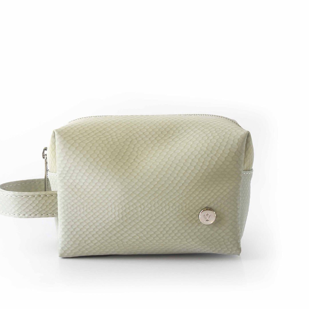 Cosmetiquera Mini París seda Verde Cobra Noir – Vintro Store